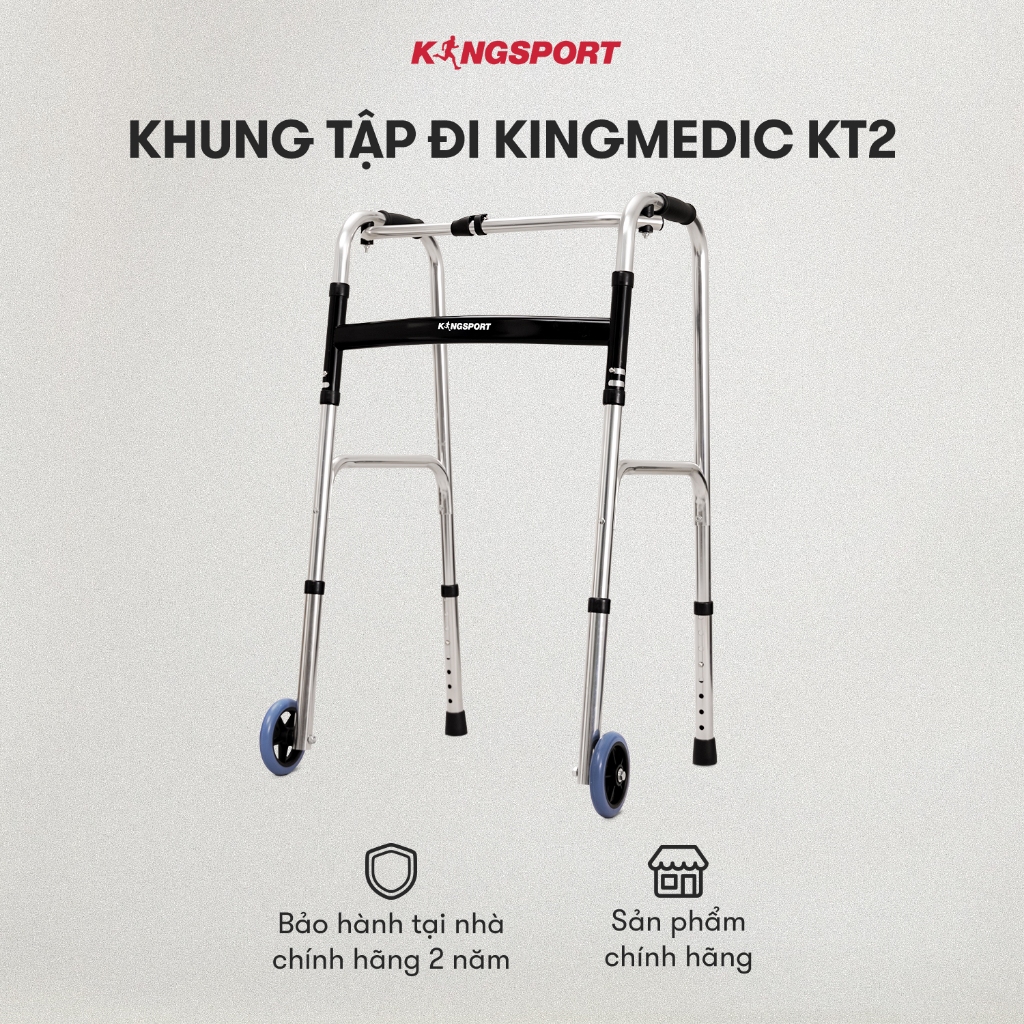 GIAO HÀNG TOÀN QUỐC | Khung tập đi KINGSPORT KINGMEDIC KT2 thiết kế cứng cáp, điều chỉnh cao ...