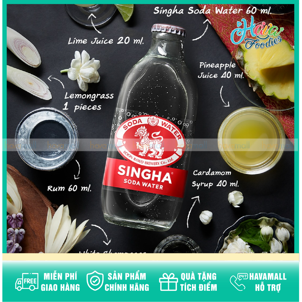 Nước Khoáng Có Gas Singha 325ML – Singha Soda Water | Shopee Việt Nam