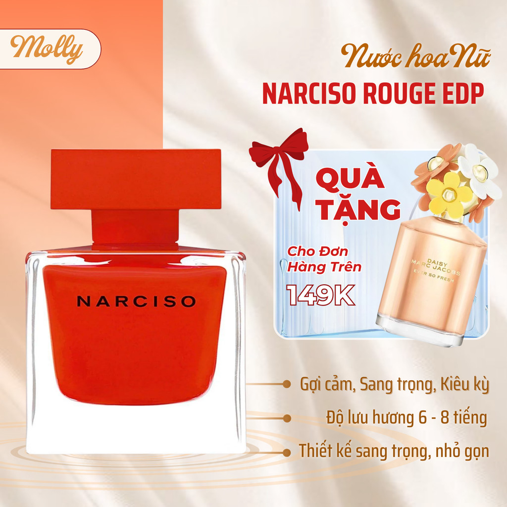 [Chiết 10ml] Nước Hoa Nữ Narciso Rouge EDP (nar đỏ) Nồng Cháy, Lưu ...