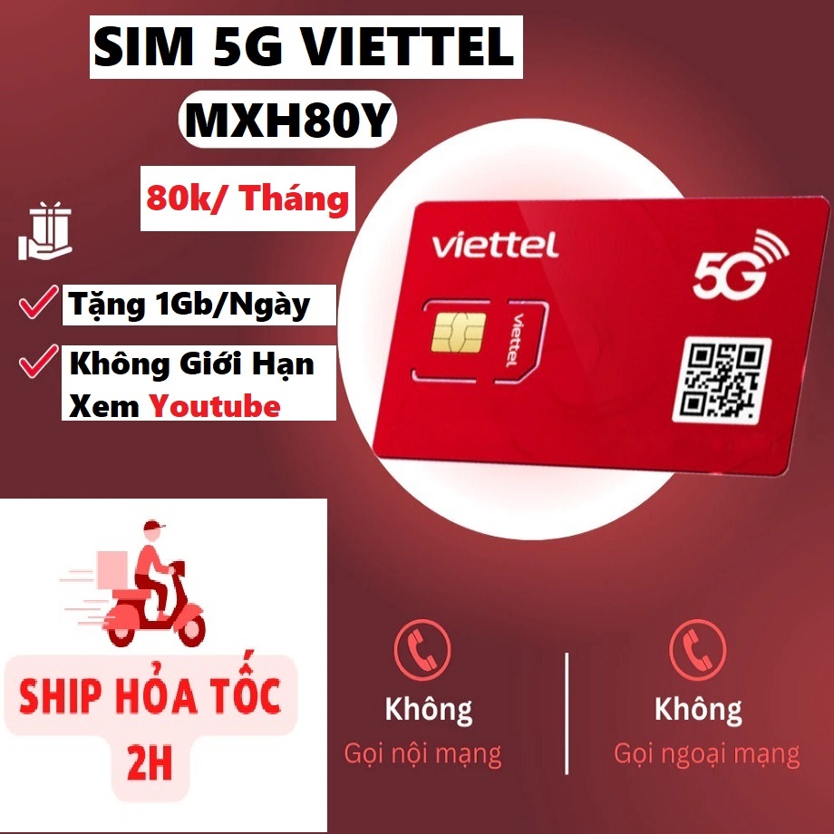[ SIM SINH VIÊN ] Sim Data 5G Viettel Ưu Đãi Khủng 5GB/Ngày Vào Mạng ...