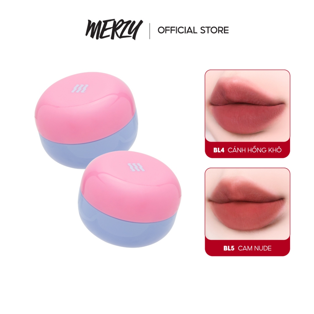 [Merzy x VHL] COMBO 2 Son Kem Bùn kiêm Má Hồng Kết Cấu Bơ Mịn Lì Dạng ...