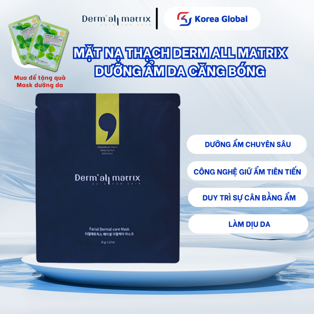 Mặt Nạ Thạch Derm All Matrix Facial Dermal Care Mask 35g – Dưỡng Ẩm Sâu ...