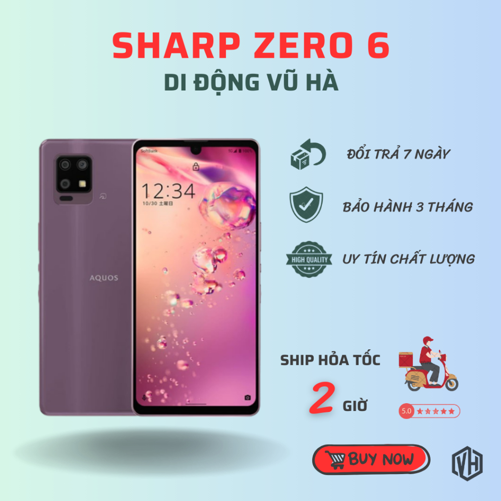 Điện thoại Sharp Zero 6 Nhật 2 sim ram 8/128 LikeNew | Shopee Việt Nam