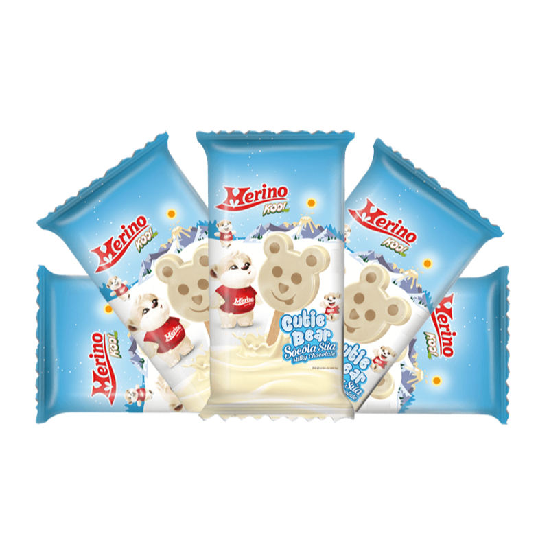 [SHIP HỎA TỐC] Kem gấu Merino Kool Cutie Bear vị socola sữa 64g ...