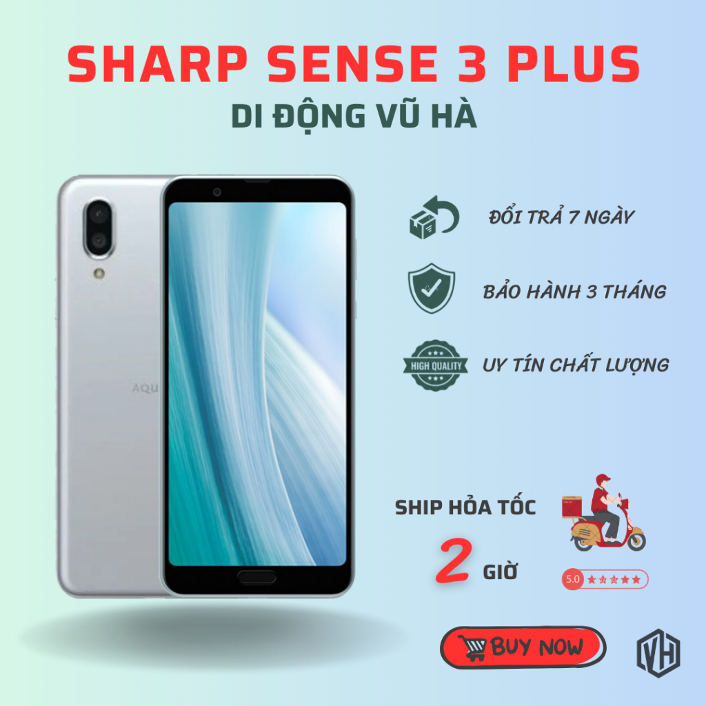 Điện thoại Sharp Sense 3 Plus – Thiết kế tinh tế, hiệu năng ổn định ...