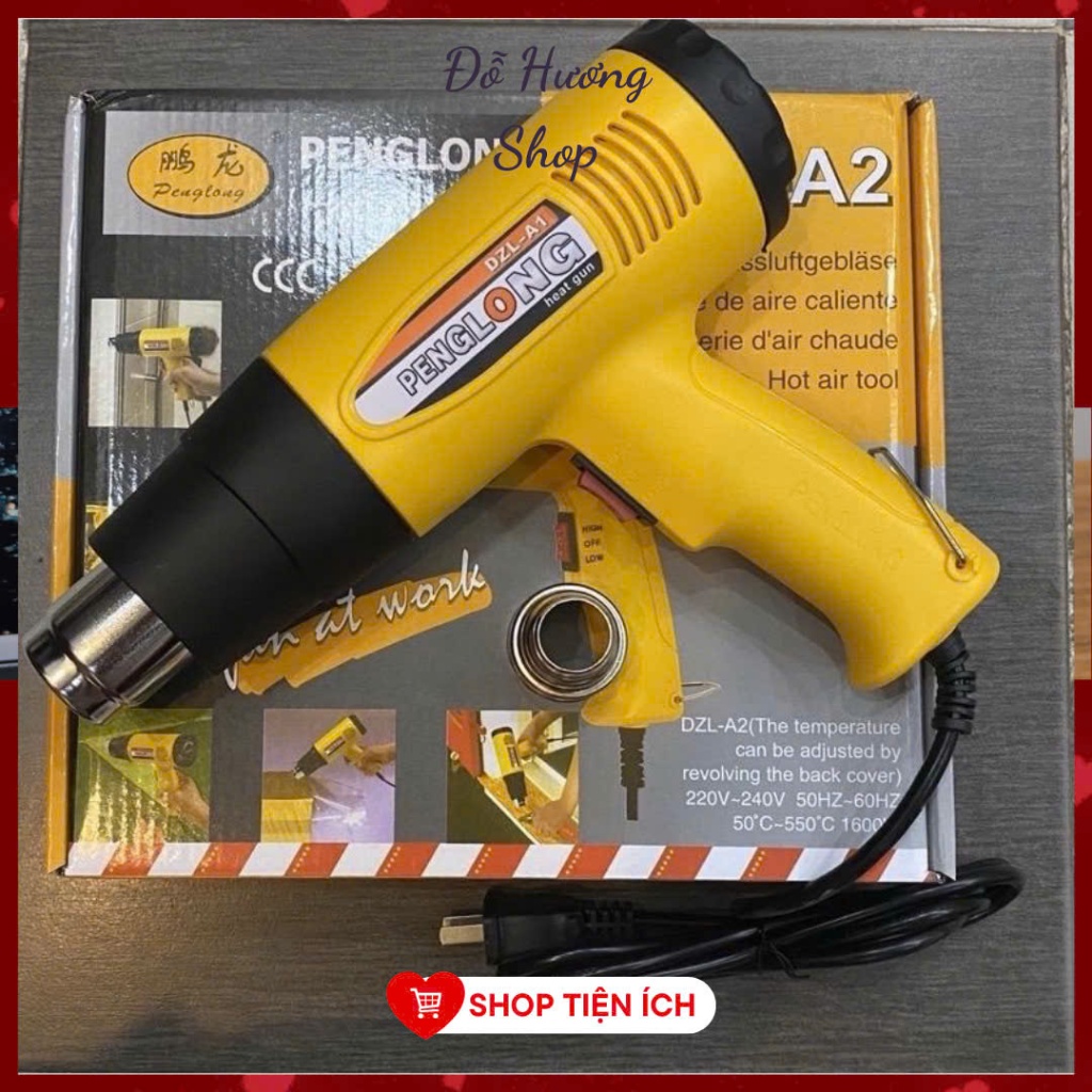 Máy Khò Nhiệt 9 Cấp Độ, Máy Thổi Hơi Nóng Peng Long | Shopee Việt Nam