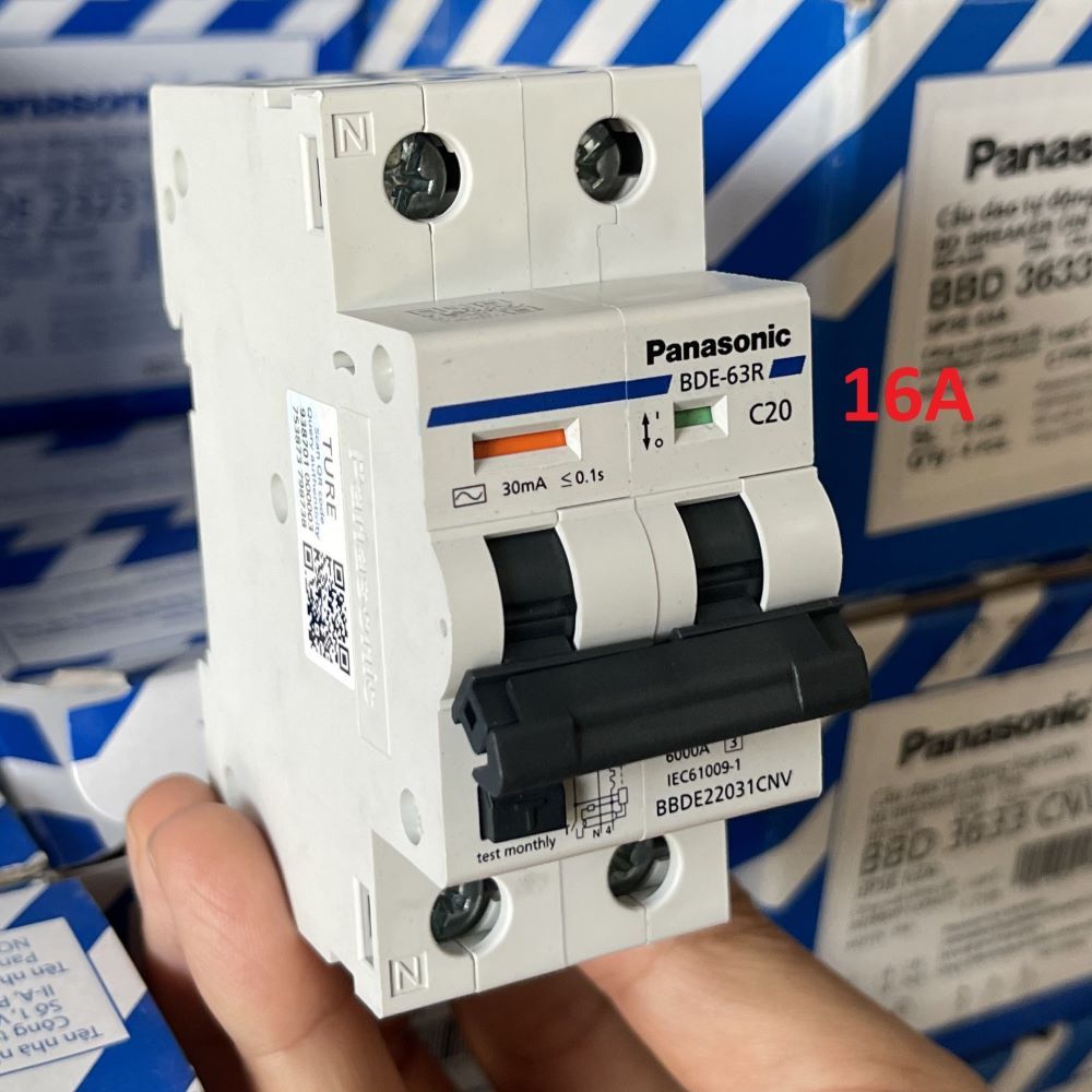 Cầu dao (Aptomat) Chống giật 25A/32A/40A 30mA Panasonic | Shopee Việt Nam