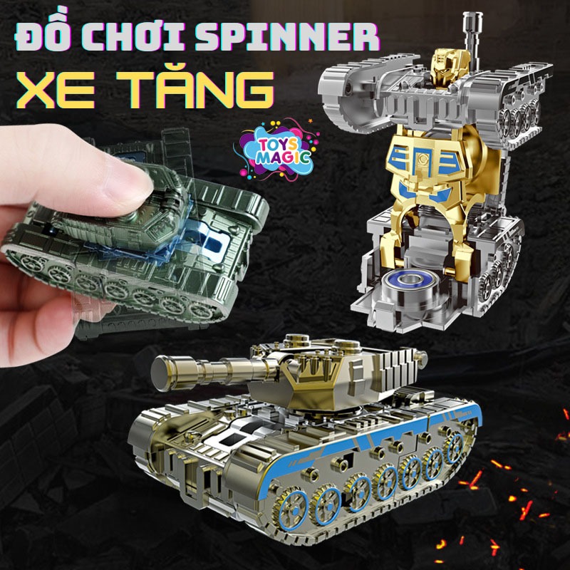 Đồ Chơi Con Quay 2in1 Flying Spinner Fidget Xe Tăng T-90 Biến Hình ...