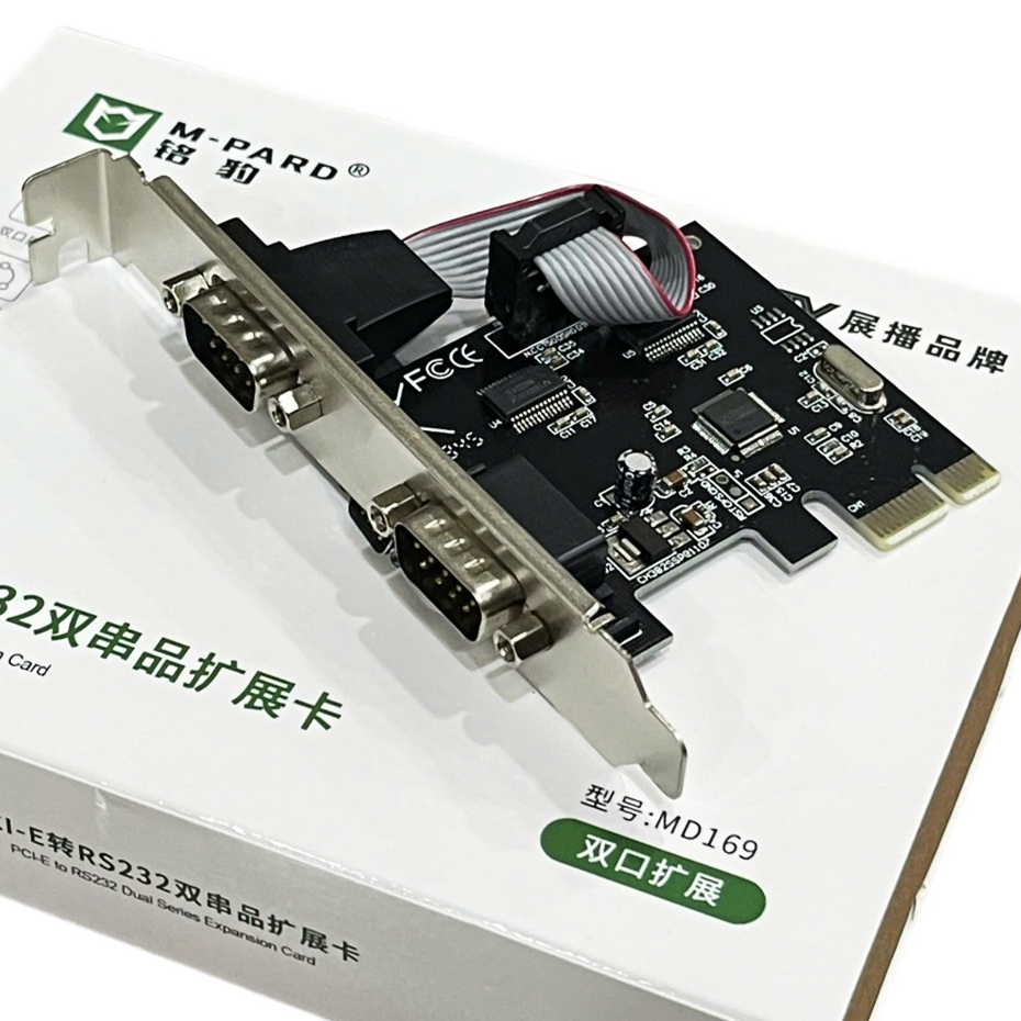 CARD CHUYỂN ĐỔI TỪ CỔNG PCI-E RA 2 CỔNG RS232 COM 9K M-PARD MD169 | Shopee Việt Nam