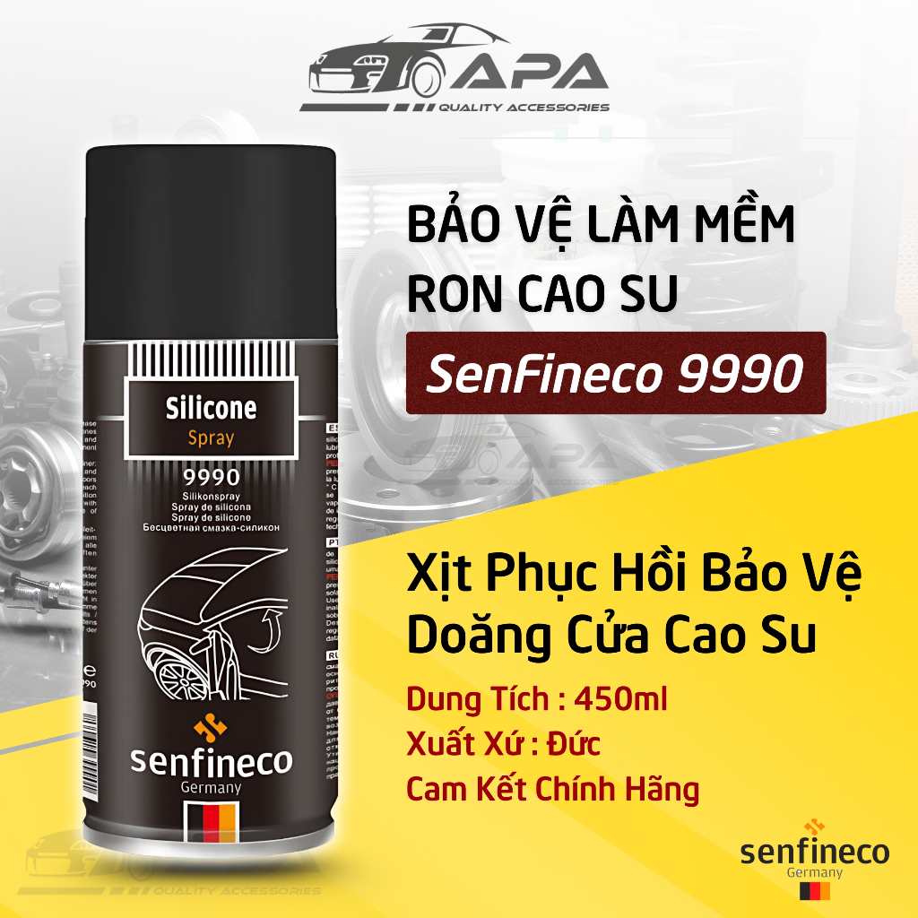 Chai Xịt Bảo Dưỡng Gioăng Cao Su Senfineco 9990 Phục Hồi Làm Kín Gioăng ...
