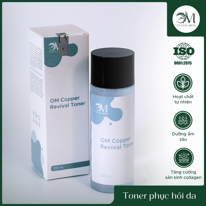 [OM] Toner Đồng Copper Revival 120ml - Tăng Cường Collagen, Chống Lão ...