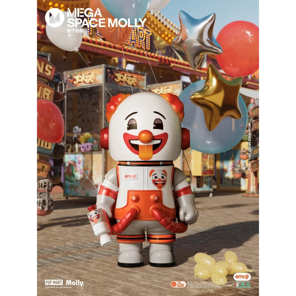 [Blind Box] Mega Space Molly 100% Emoji - Pop Mart | Shopee Việt Nam