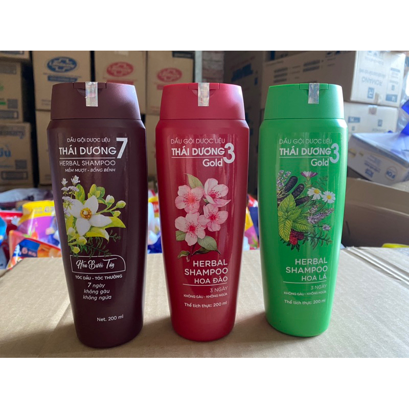 Dầu gội dược liệu thái dương 3| thái dương 7 200ml | Shopee Việt Nam