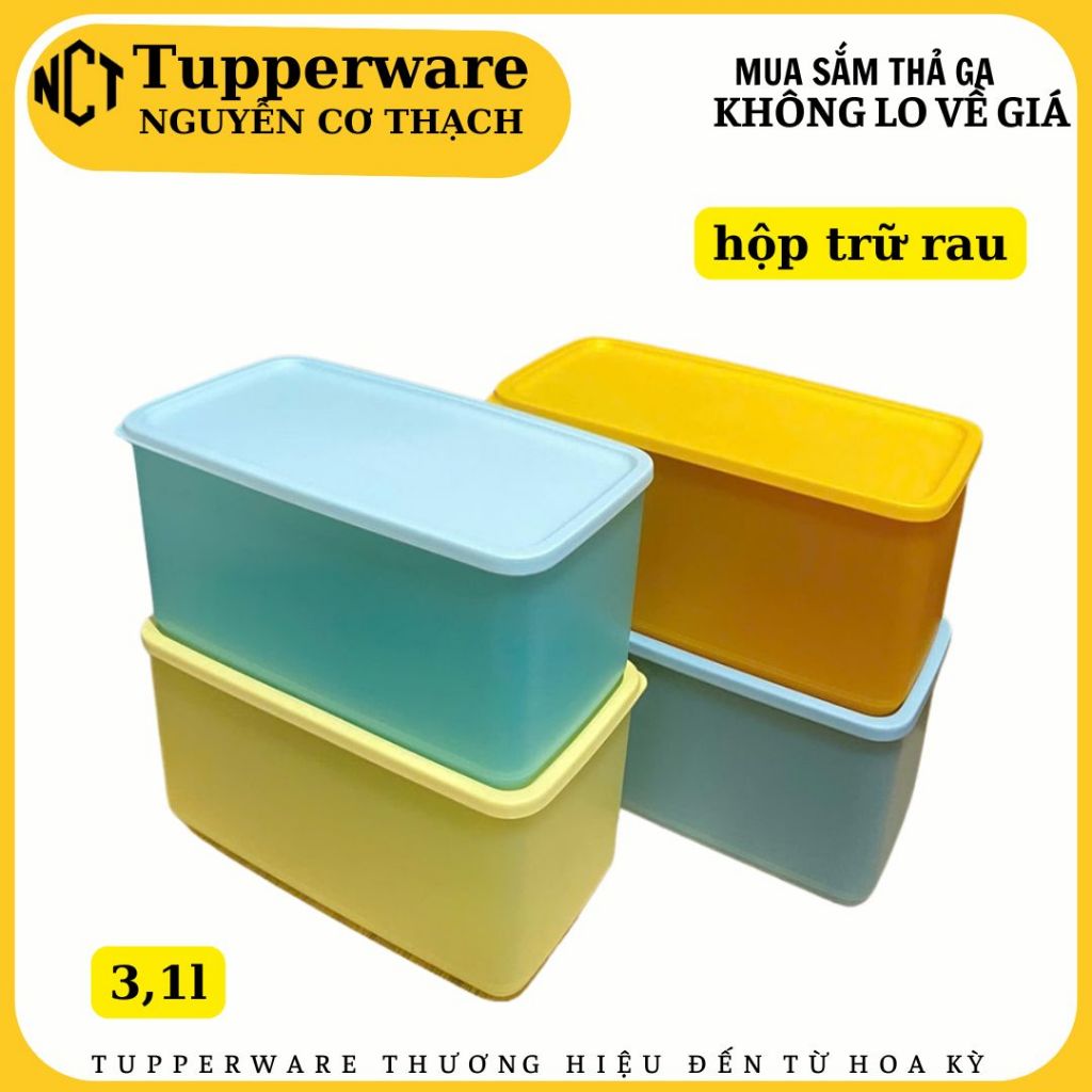 Tupperware -Combo ngăn mát funtastic Four 3.1l ( 2 hộp ) Tupperware ...