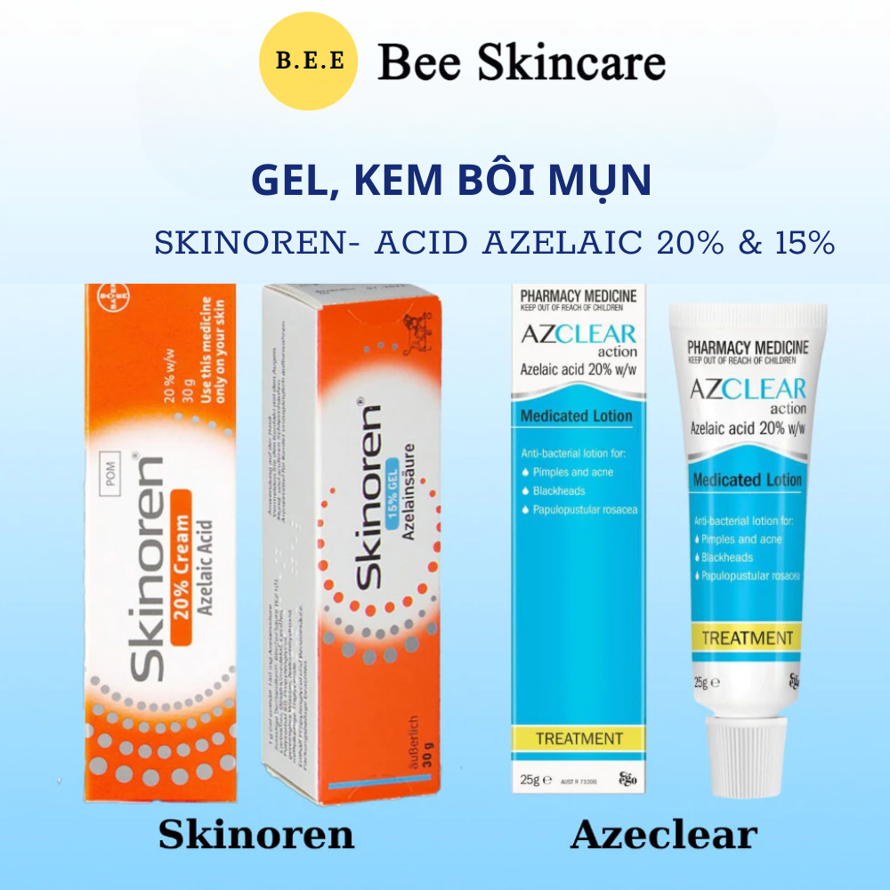 Skinoren - Gel Trị Mụn Chính Hãng, Giá Tốt, Đảm Bảo | Shopee Việt Nam