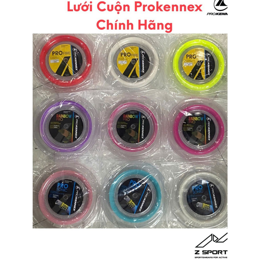 Dây Cước Cầu Lông Prokennex Profire, Rainbow Pro, Pro Sonic Cuộn 200M ...