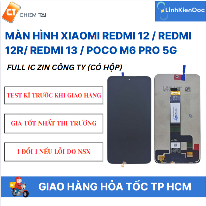Màn hình Xiaomi Redmi 12 / Redmi 12R/ Redmi 13 / POCO M6 Pro 5G full IC ...