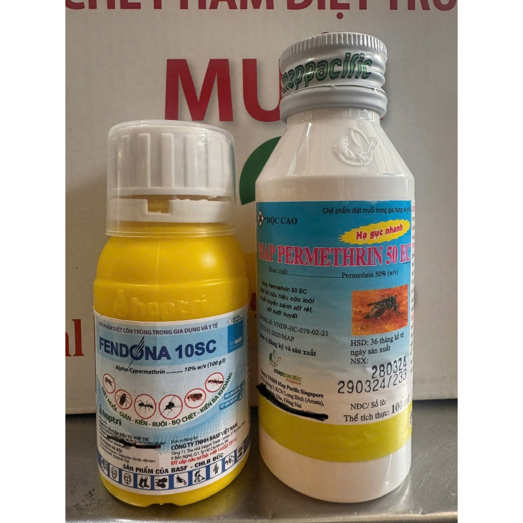 Chế phẩm trừ muỗi Fendona 10SC & MapPermethrin 50EC | Shopee Việt Nam