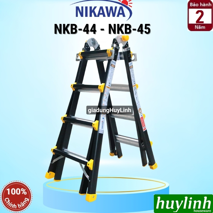 Thang nhôm gấp - trượt đa năng Nikawa NKB-44 - 2x4 bậc - chữ A Max 201 ...