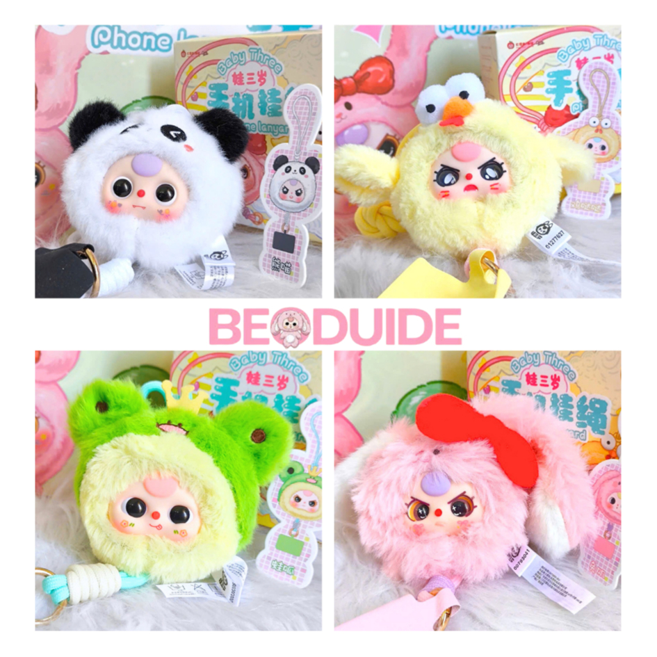 [CHÍNH HÃNG] Baby Three Phone Lanyard, Dây Đeo Gấu Bông (Blind Box, Đã ...