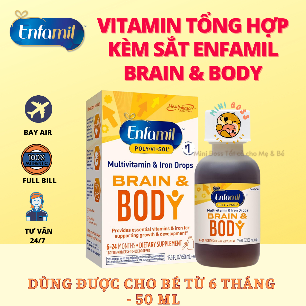 [Date 2026] Vitamin Enfamil Brain & Body sắt và vitamin cho bé từ 6 ...