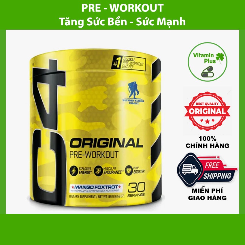 Pre Workout C4 Pre Workout C4 Original (30 servings) - Hỗ Trợ Tỉnh Táo ...