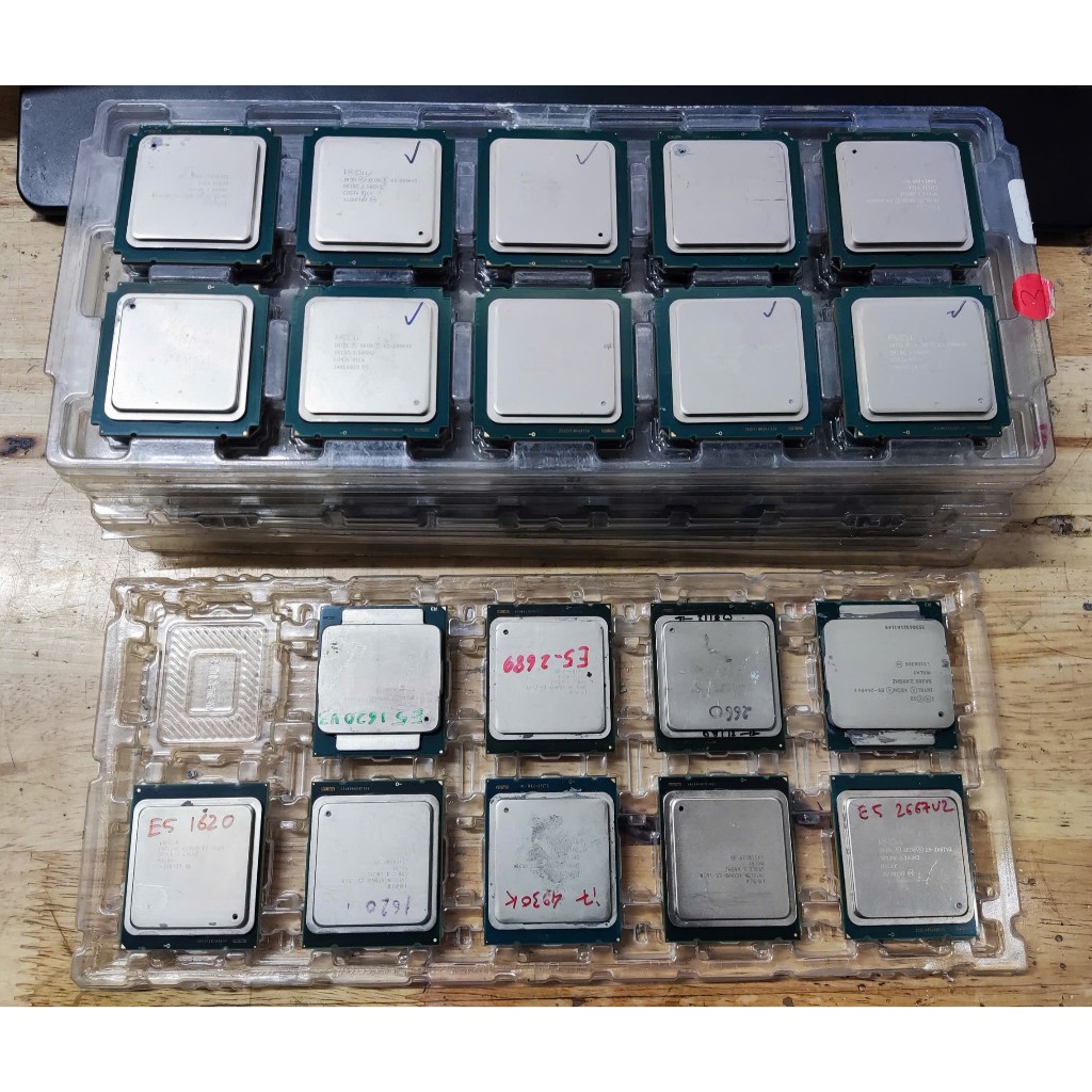 CPU Intel Xeon E5 v1 v2 phân khúc giá rẻ dùng cho Main X79 socket 2011 ...