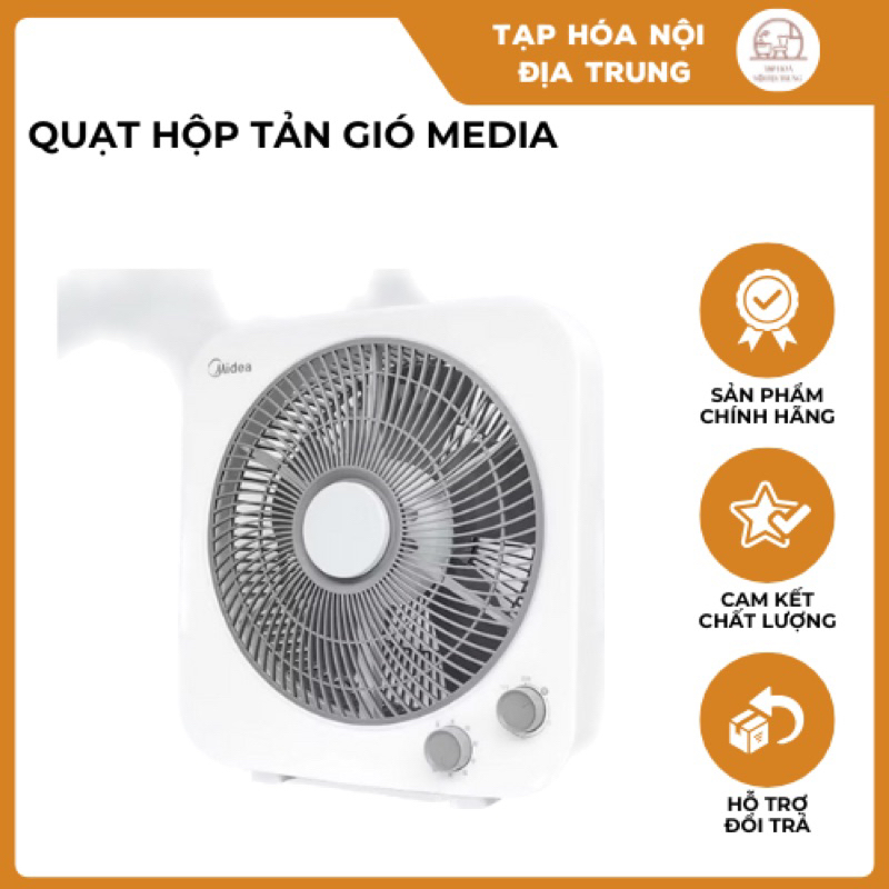 Quạt Hộp Tản Gió Midea KYT30-21MA 35w Và KYT25-22MW 30w 5 Tốc Độ Gió Chạy Rất Êm | Shopee Việt Nam