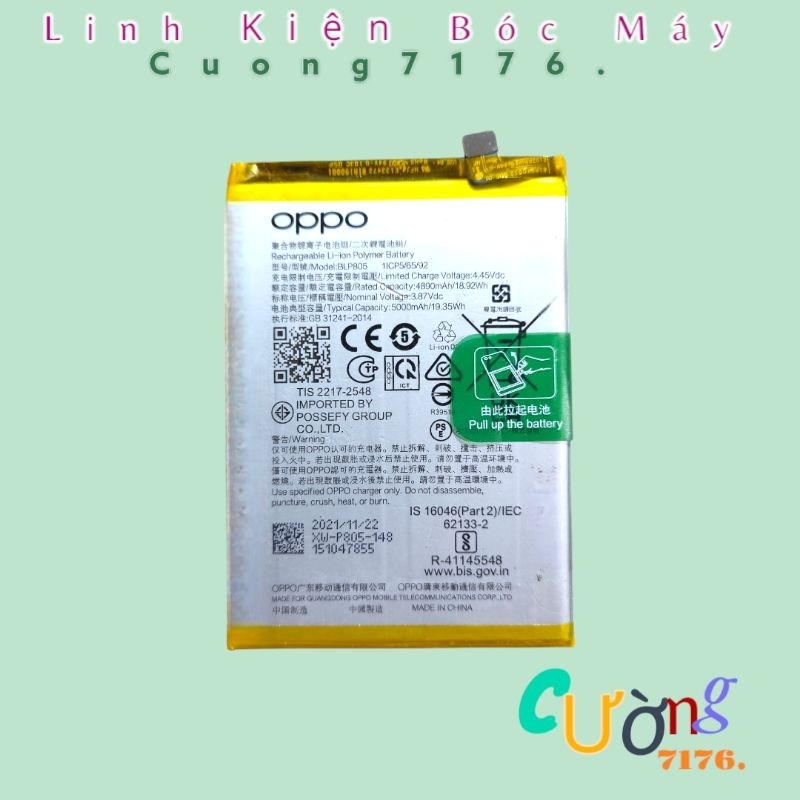 Pin Oppo A53 , A33 , A56 , A54 , A74 (BLP805) 5000mAh Đã Qua Sử Dụng ...