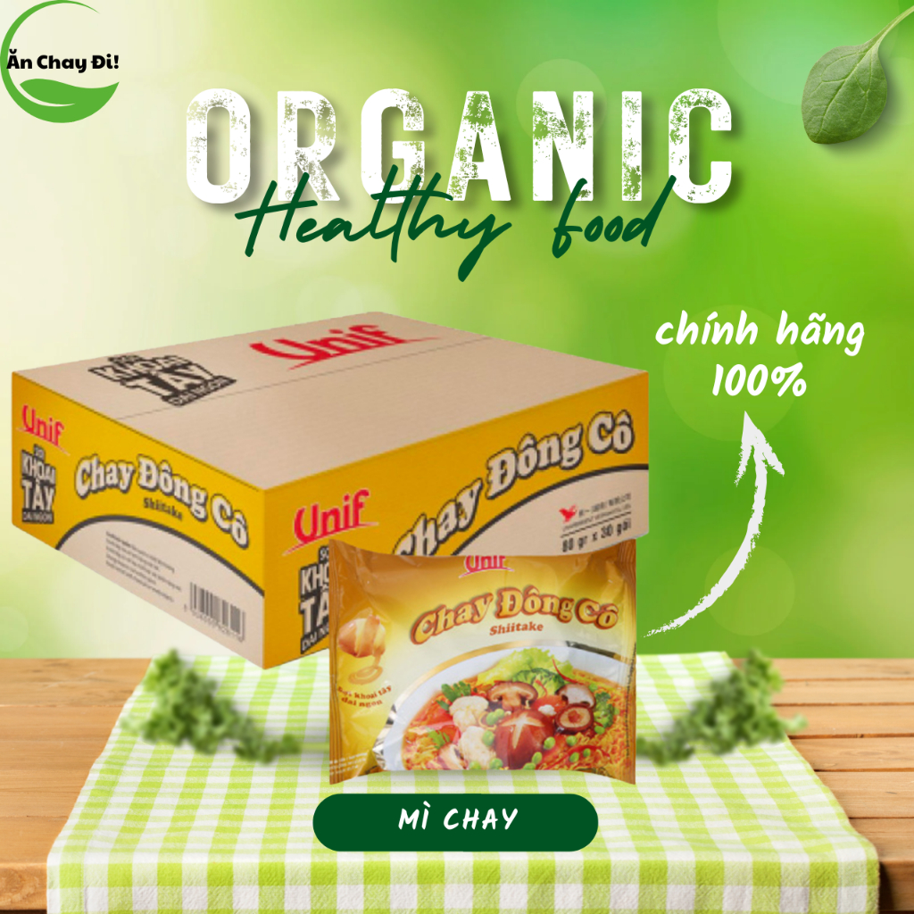 Thùng 30 gói mì chay Unif 80g | Shopee Việt Nam