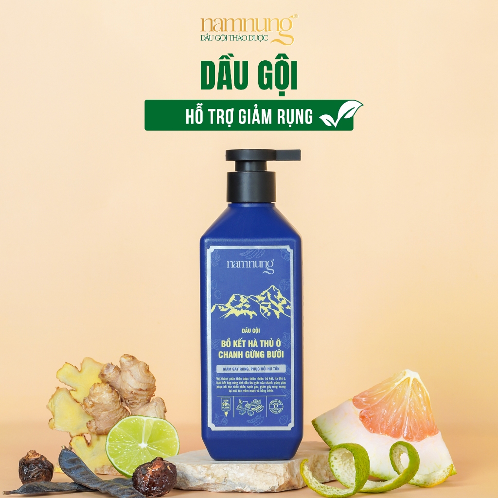 Dầu Gội Thảo Dược Thiên Nhiên NAMNUNG Hỗ Trợ Giảm Gàu Giảm Rụng Suôn ...