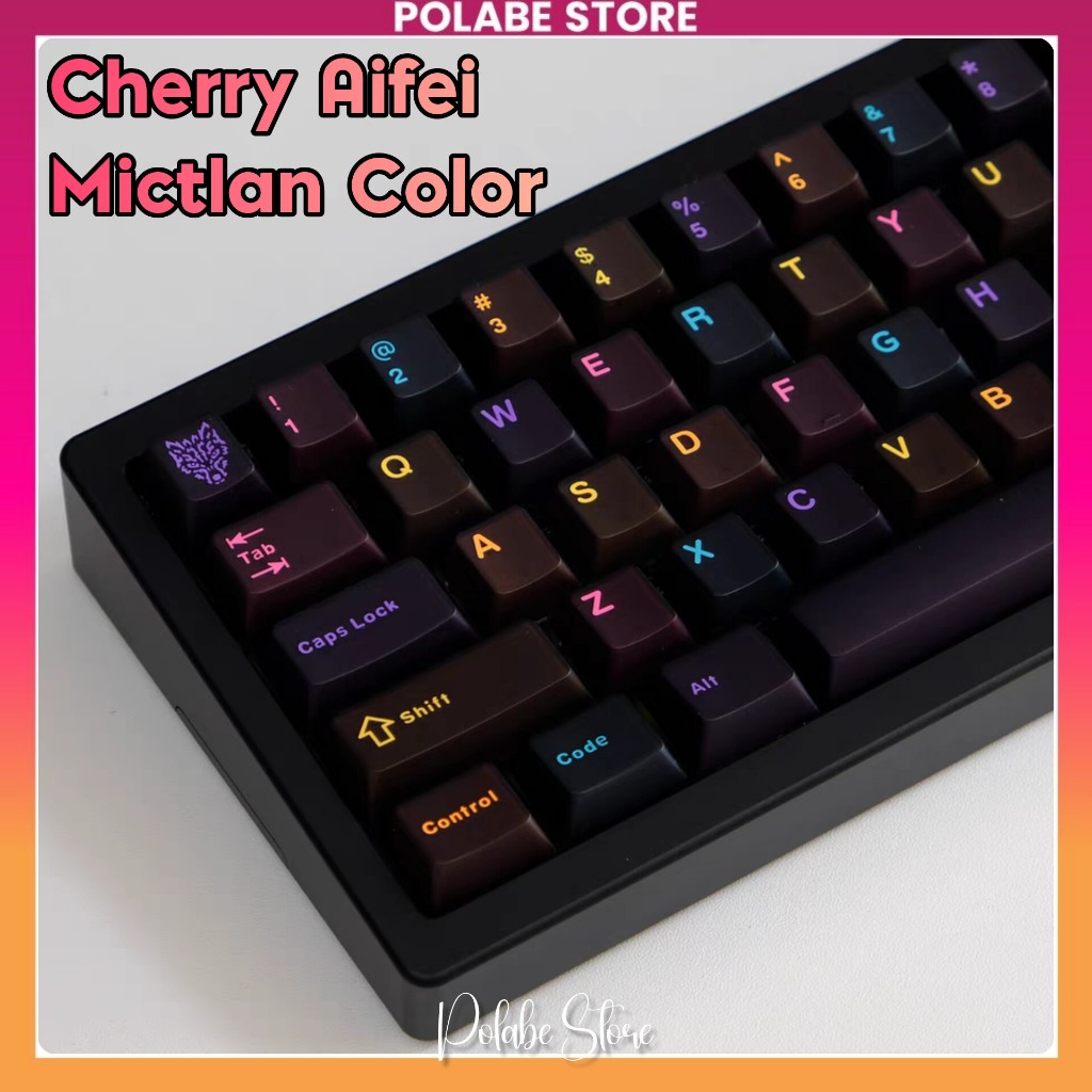 Keycap Mictlan Color Cherry Profile bàn phím cơ Polabe Store Keycap ...