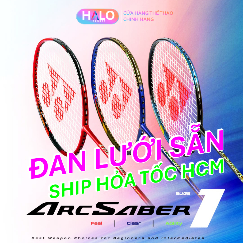 Vợt Cầu Lông Yonex Arcsaber 1 Ability/Clear/Feel Chính Hãng Căng Sẵn ...