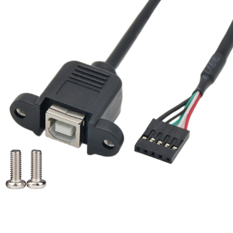Cáp 5pin 2.54mm Header to USB 2.0 Type B Female dài 30cm | Shopee Việt Nam