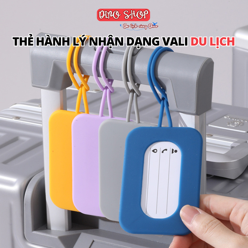 Thẻ Gắn Tên Vali Silicon Mềm, Chống Thất Lạc, Nhận Diện Hành Lý Nhanh ...