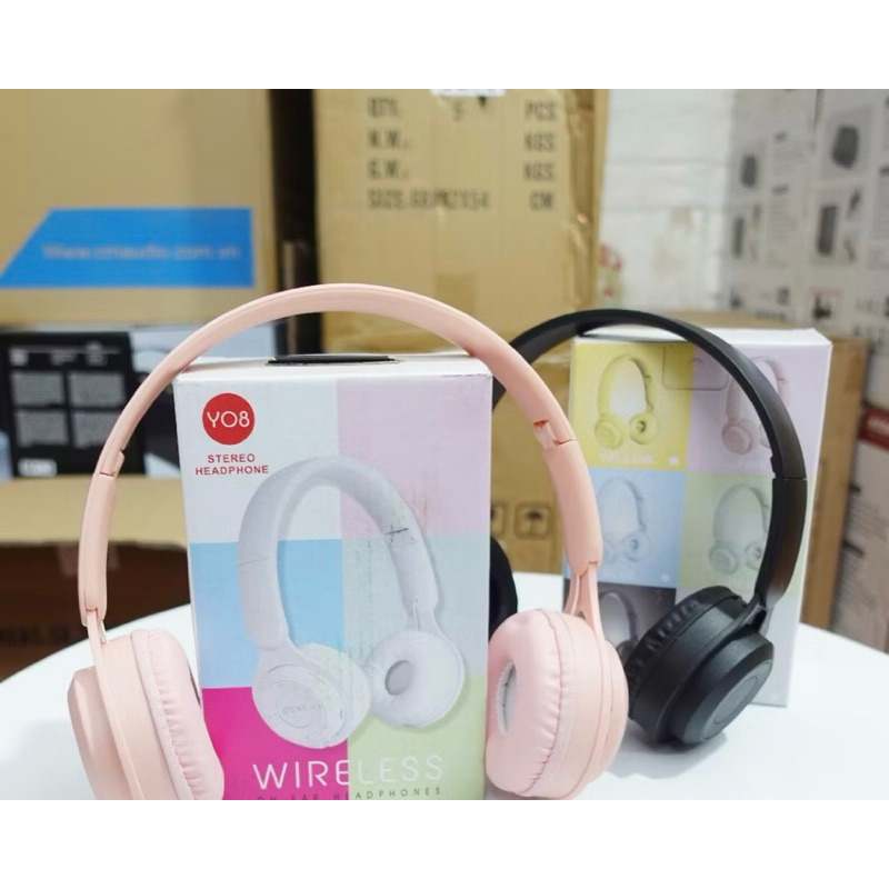 Tai nghe chụp tai không dây model Y08 Wireless Bluetooth Stereo ...