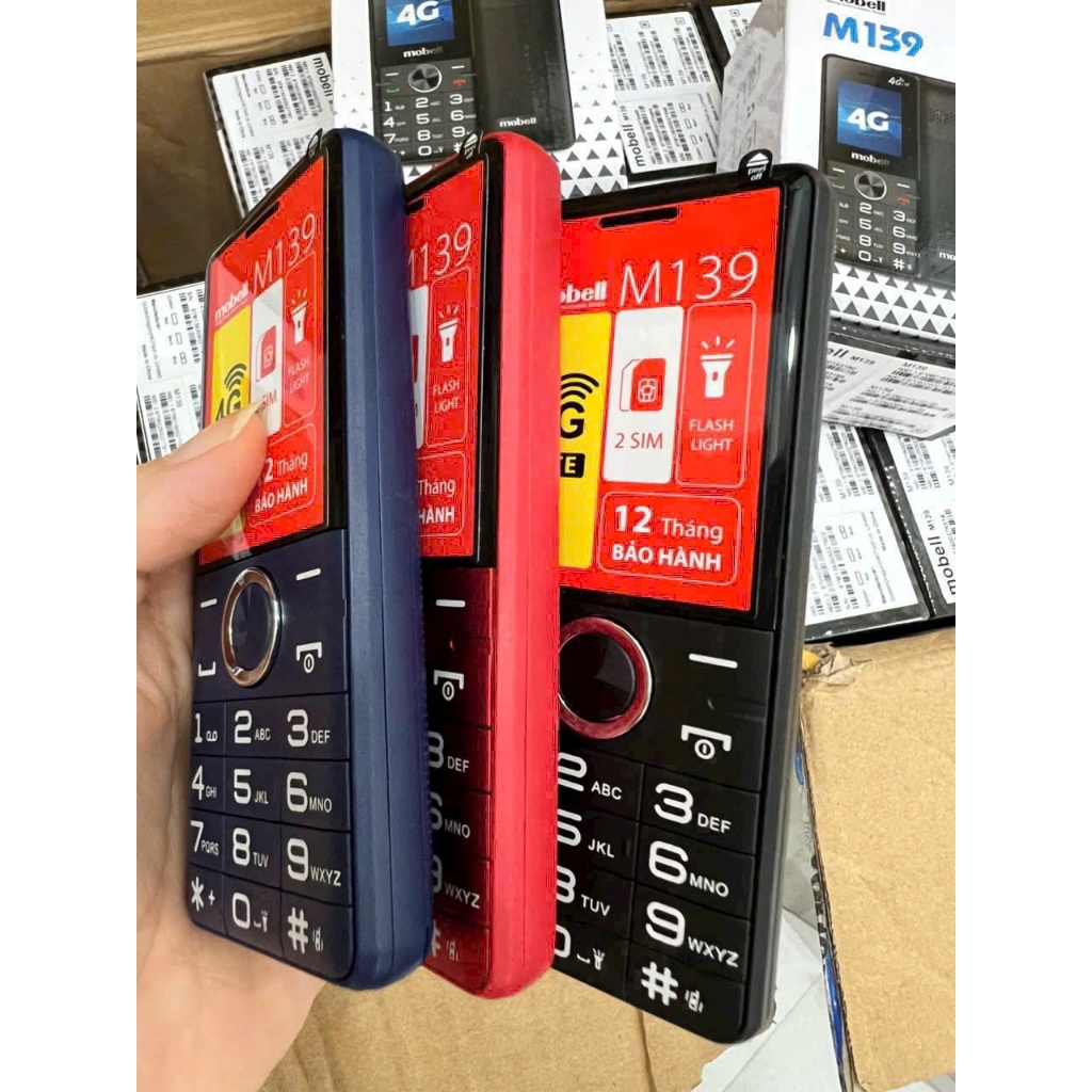 Điện Thoại Mobell M139 4G – Nhỏ Gọn, Mạnh Mẽ, Kết Nối Ổn Định | Shopee Việt Nam