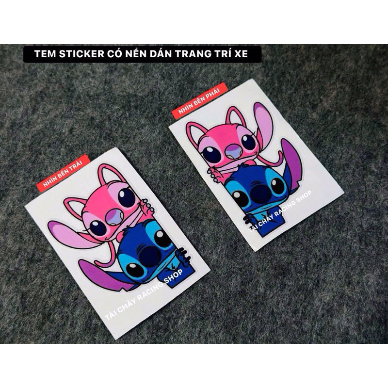 [ 1 MIẾNG ] TEM STICKER CÓ NỀN DÁN TRANG TRÍ XE | Shopee Việt Nam