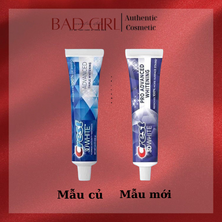Kem Đánh Răng Crest 3D White (Advanced Whitening) - 147g | Shopee Việt Nam