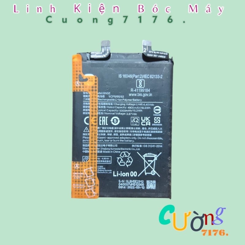 Pin XM Redmi Note 11 Pro (BN5E) 5000mAh Đã Qua Sử Dụng | Shopee Việt Nam