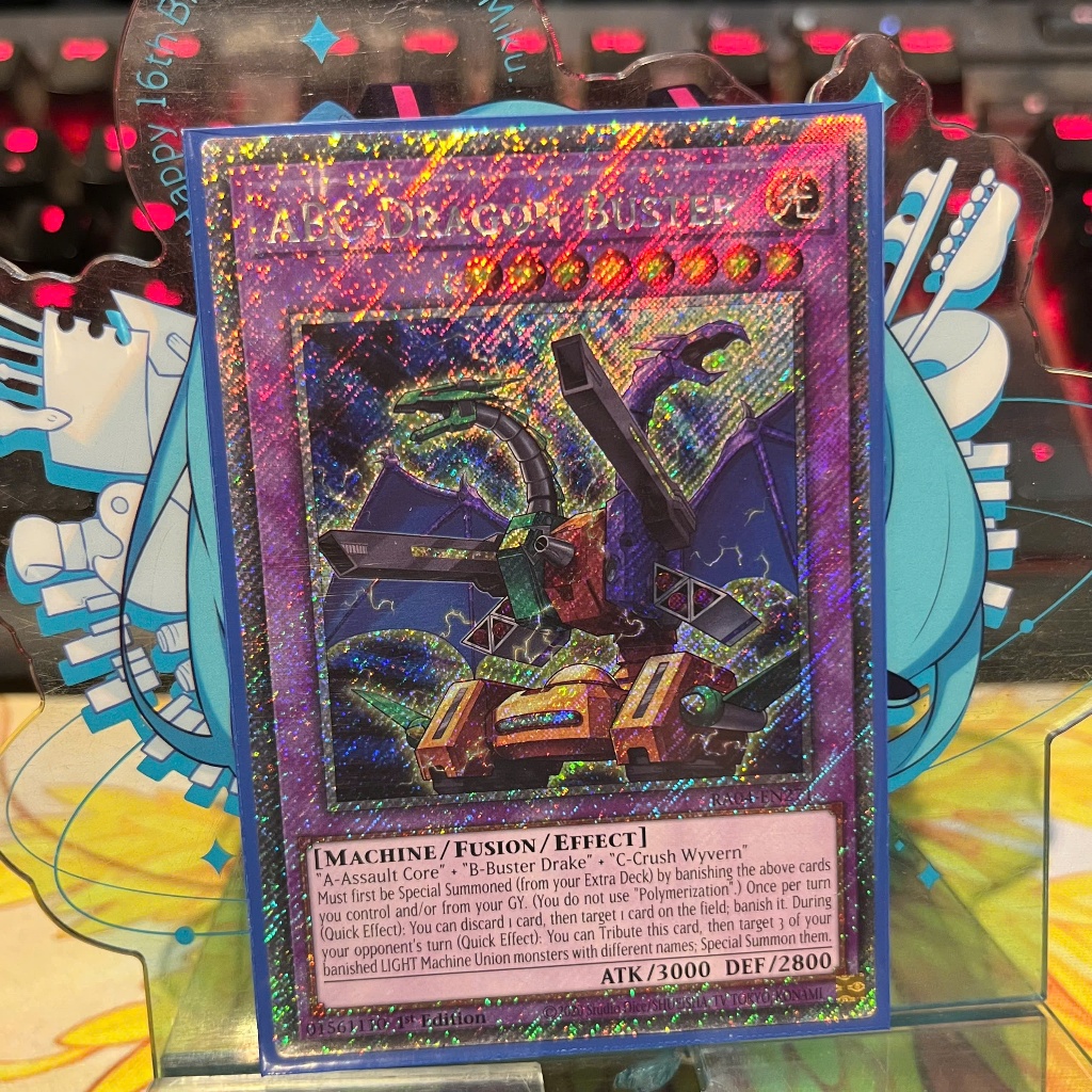 [ Bài Yugioh Chính Hãng ] ABC-Dragon Buster - RA04-EN271 - Platinum ...