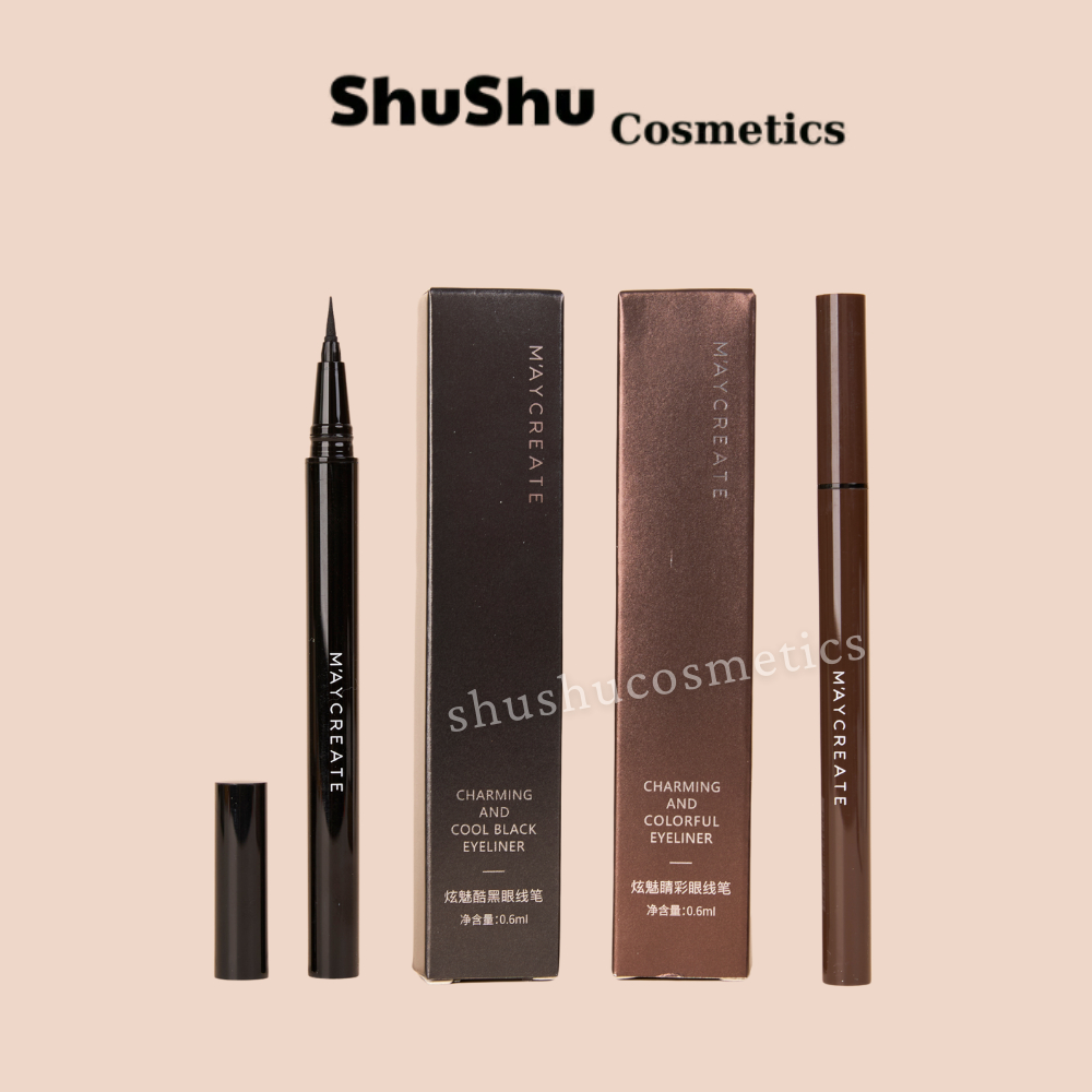 Bút Kẻ Mắt Nước Maycreate Eyeliner Đầu Mảnh Lâu Trôi Không Thấm Nước ...