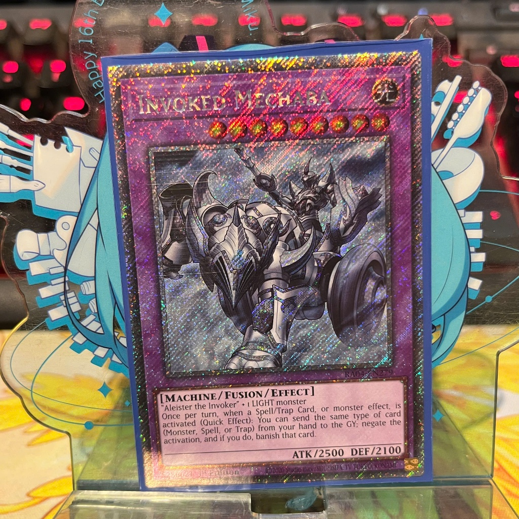 [ Bài Yugioh Chính Hãng ] Invoked Mechaba - RA04-EN279 - Platinum ...