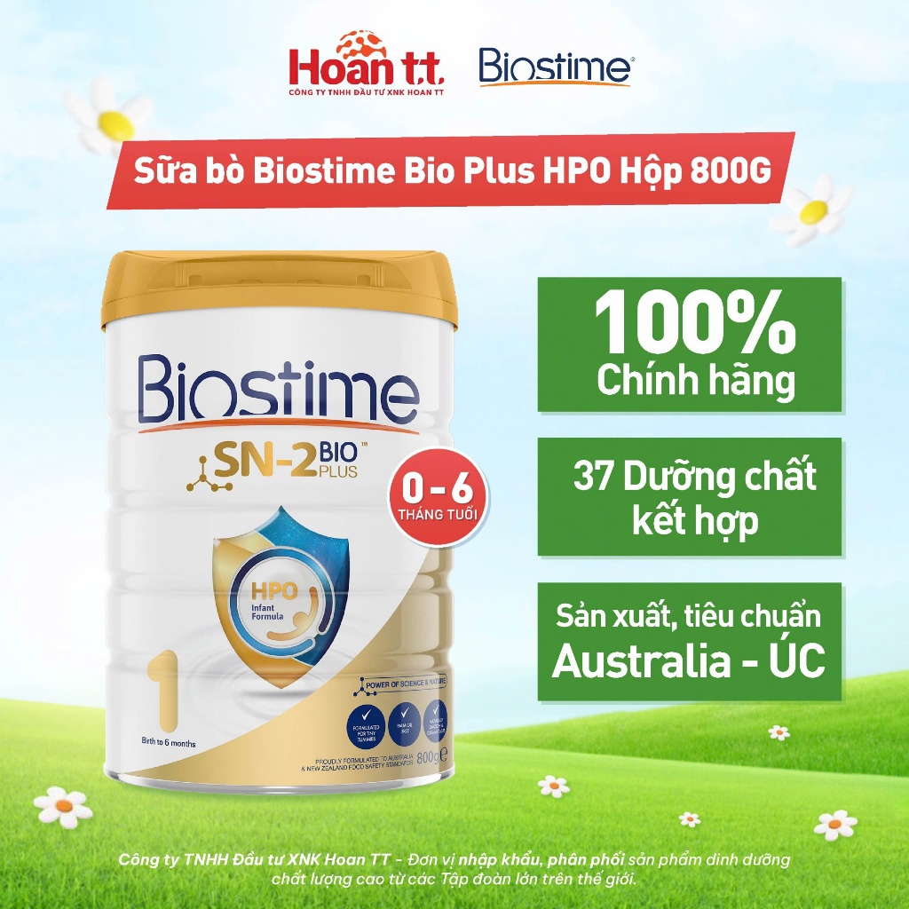 Sữa Bò Biostime SN-2 Bio Plus HPO Cải Thiện Tiêu Hóa Cho Bé - Sữa Bò ...