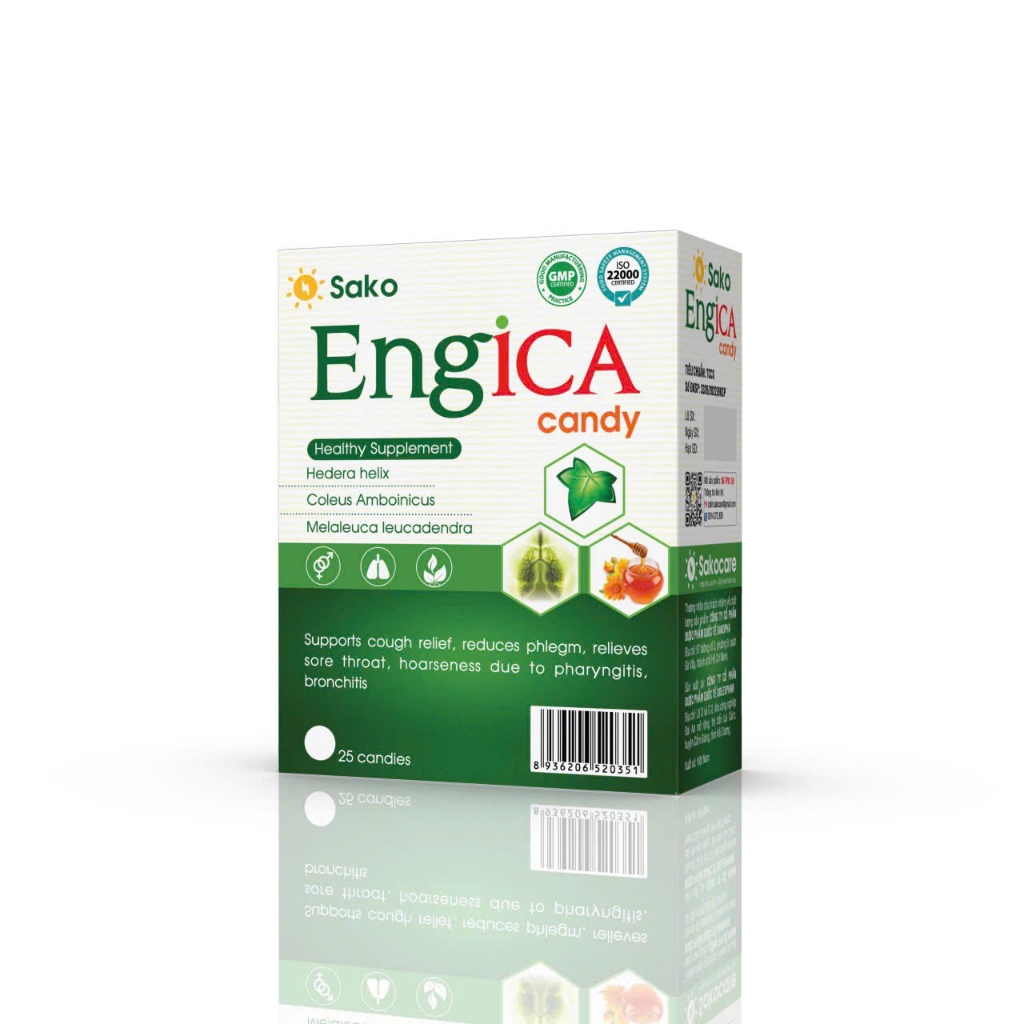 Kẹo Giảm Ho Engica Candy - Hỗ Trợ Giảm Ho, Long Đờm, Khản Tiếng Hiệu ...