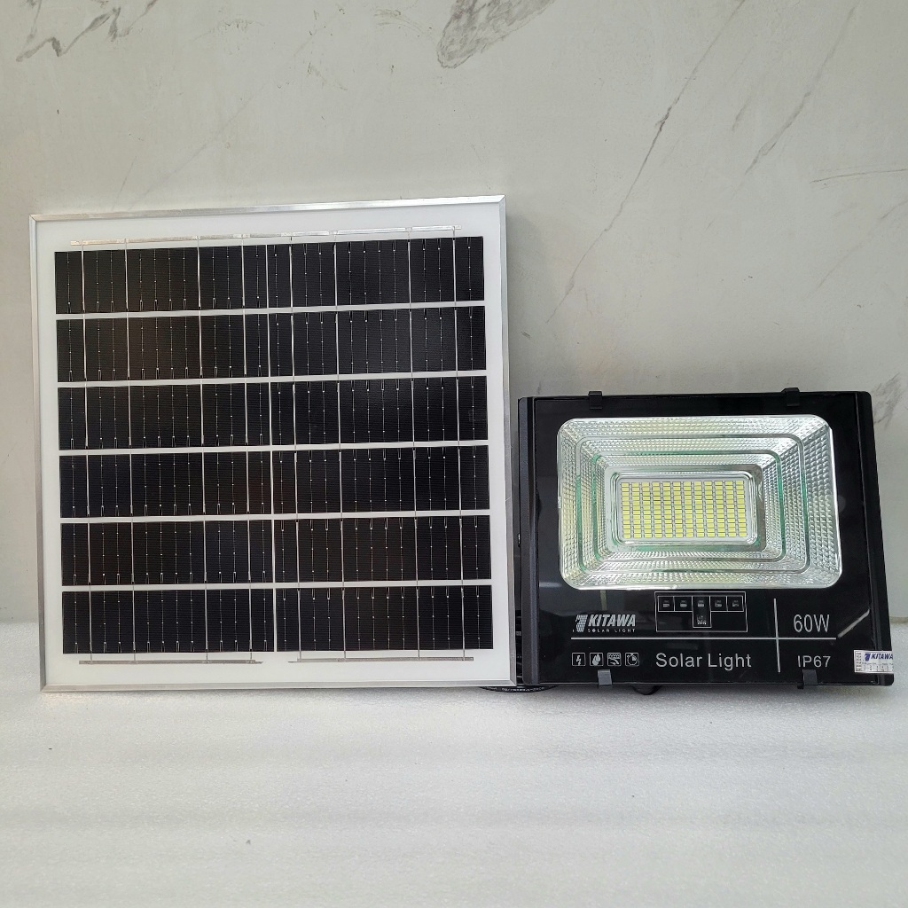 Đèn Pha Năng Lượng Mặt Trời KITAWA 60W DP160 - Hàng Chính Hãng - Bảo hành 5 năm | Shopee Việt Nam