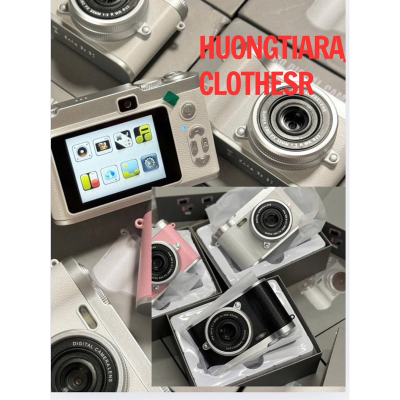 -CLUBLU- Máy Ảnh Kỹ Thuật Số Selfie LK-003 Camera Kép Mini Digital 4K Video Cho Học Sinh Retro ...