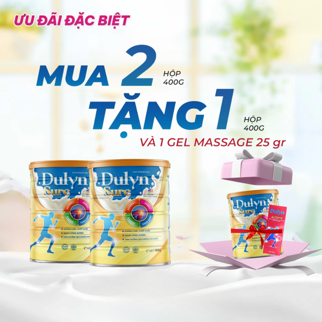 [Mua 2 Tặng 1] Thực Phẩm Dinh Dưỡng Dulyn Sure 400G Bổ Sung Canxi,Tăng ...