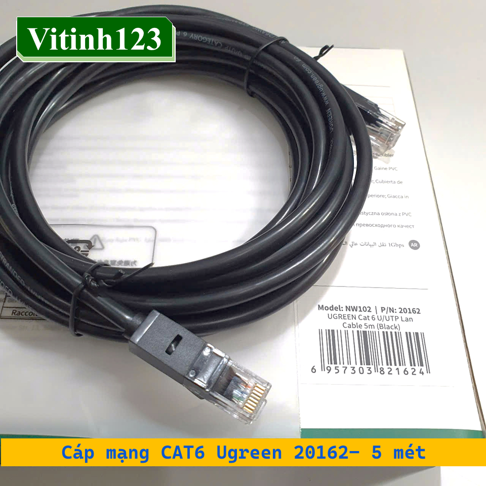 Cáp mạng CAT6 Ugreen 20162 - 5 mét | Shopee Việt Nam