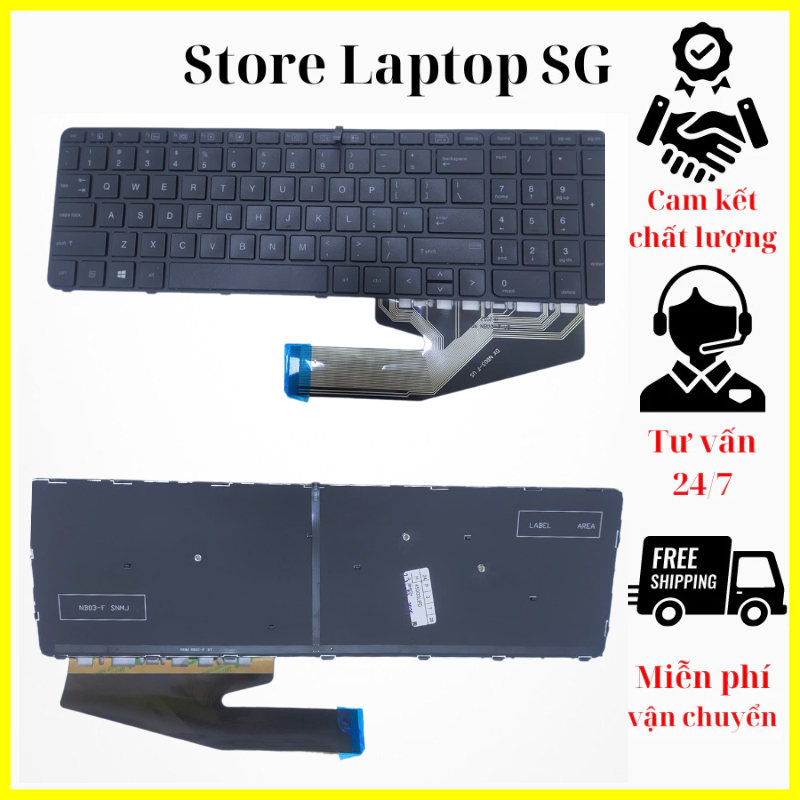 Bàn phím HP ProBook 450 G3, 450 G4, 455 G3, 470 G3, Probook 650 G2, 650 ...